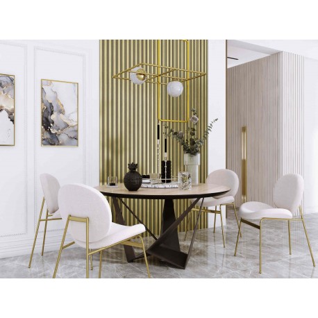 Premium wall panels MILO - Golden gloss - KLEMP