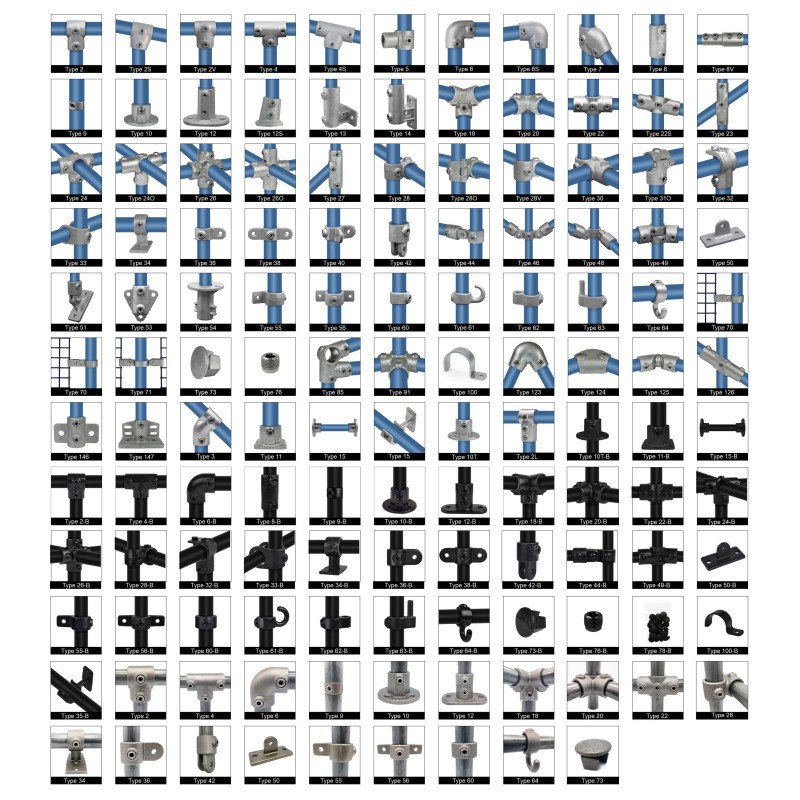 Tube clamp - Swivel Base Plate Typ 50 Cast iron | KLEMP