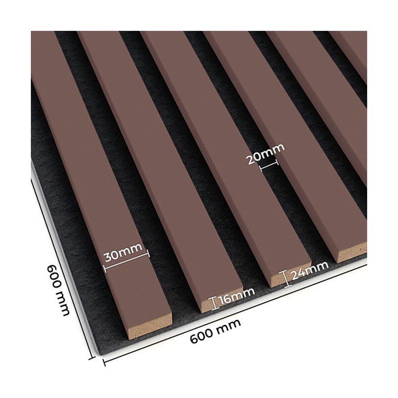 3D panels on felt - Powder pink - KLEMP