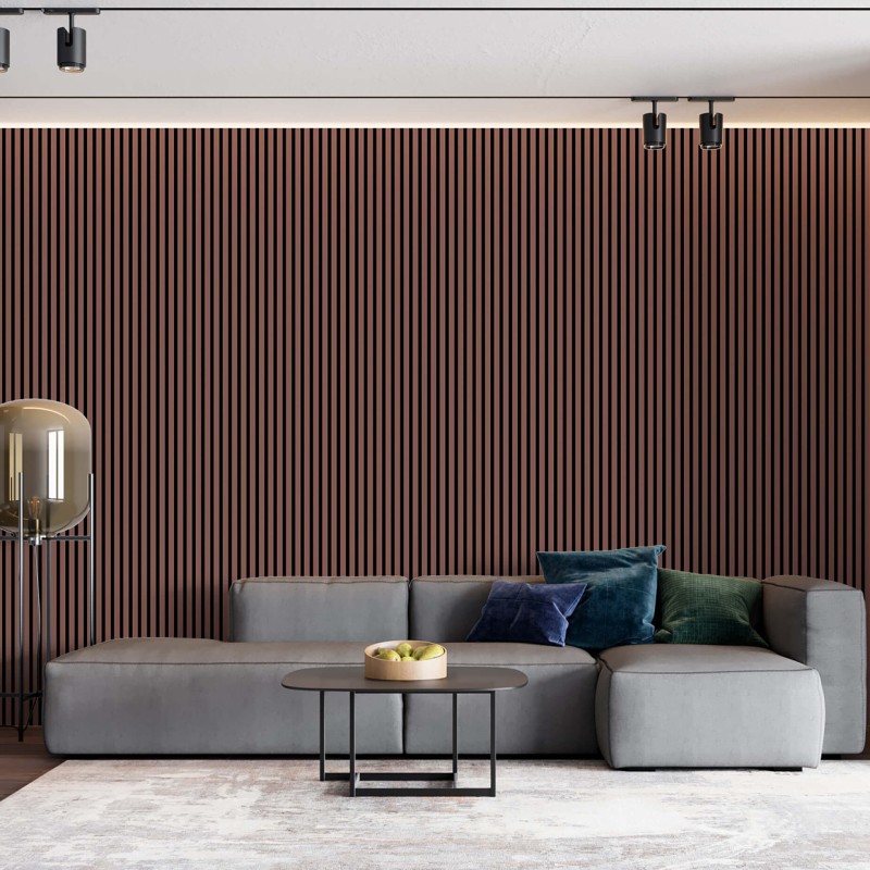 Panneaux 3D sur feutre - Rose poudré - KLEMP