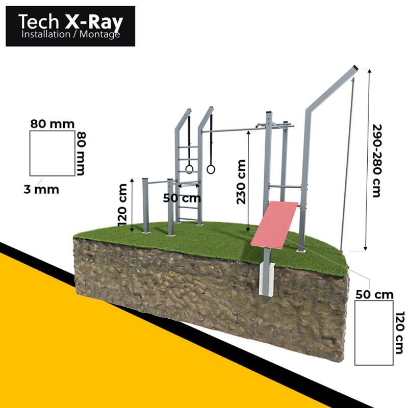Outdoor Gym - Street Workout Park - Model 6 - KLEMP