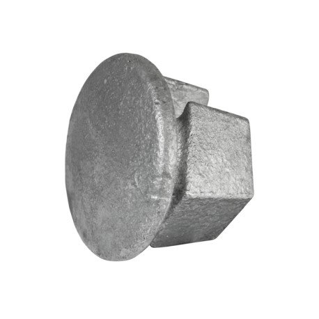 Metal plug Thin Type 184, 42.4 mm, Galvanized | Tubefittings.eu