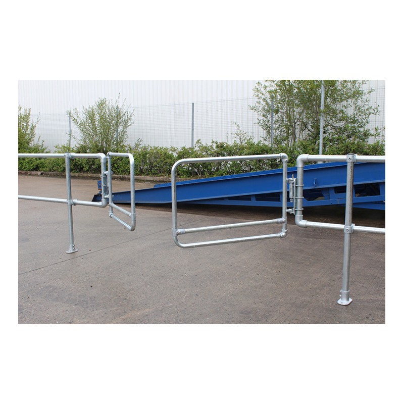 Galvanized double leaf gate SGEUDP2GV | Tubefittings.eu