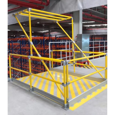 Galvanized pallet gate type A SGPGTYAGV | Tubefittings.eu