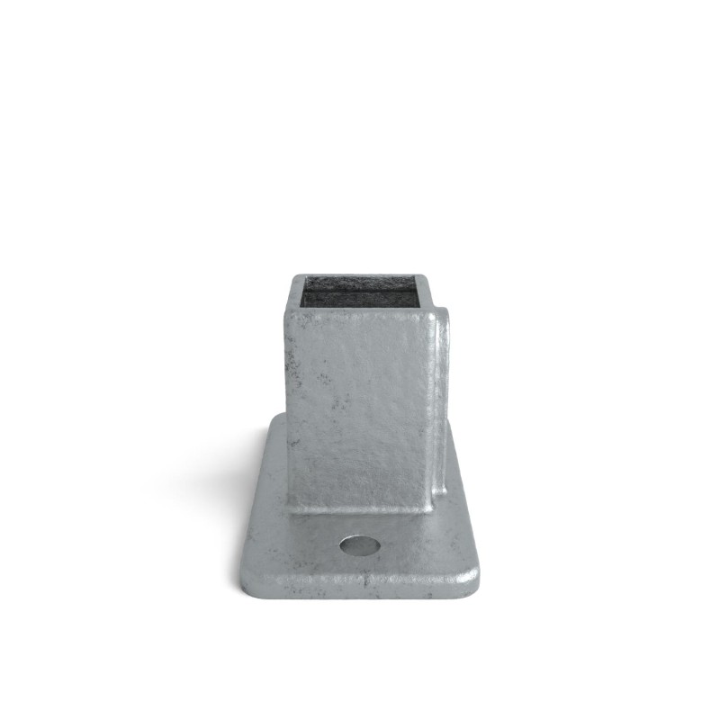 Square footplate Typ 12S, 40 mm, Galvanized | Tubefittings.eu